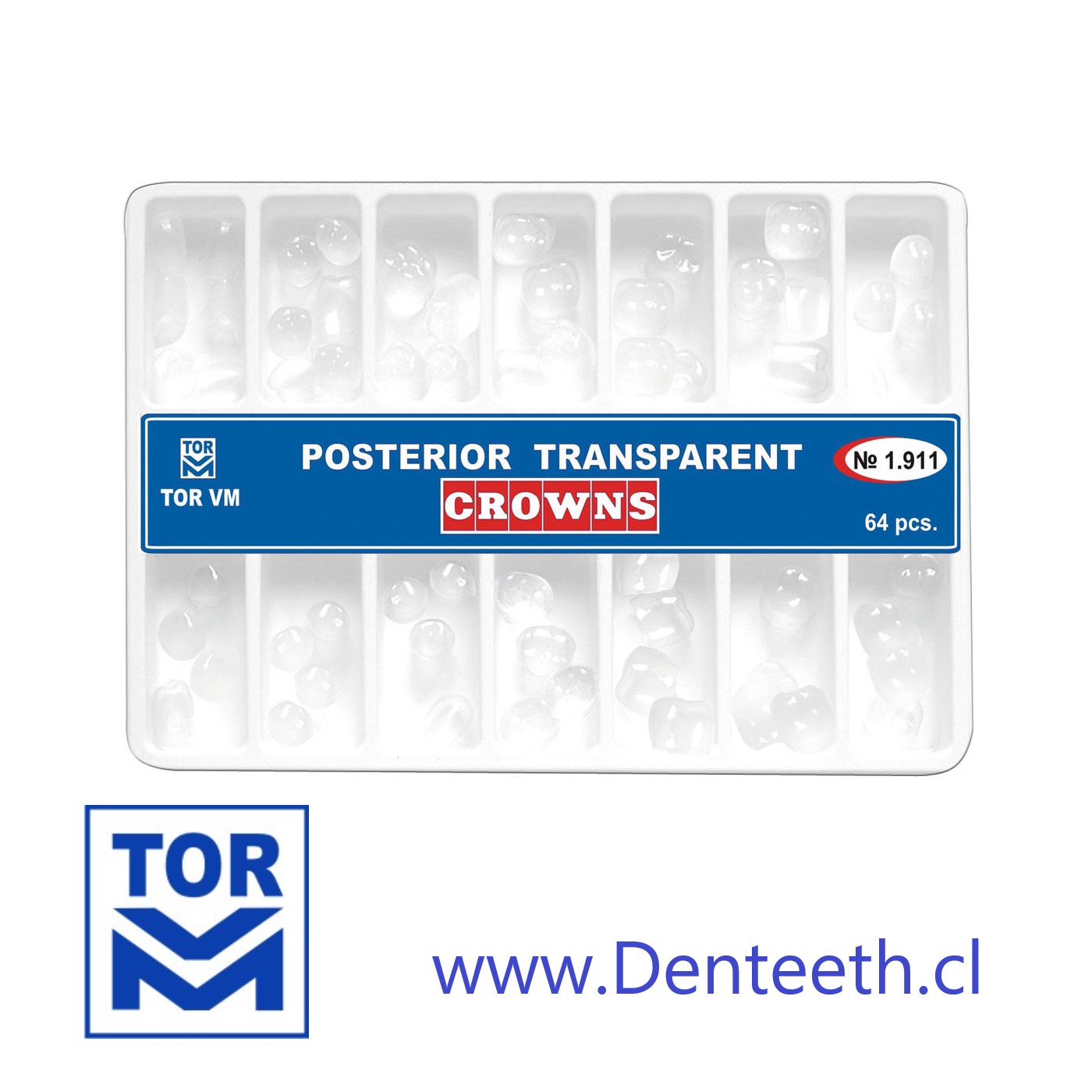 Coronas Celuloides TOR VM Kit Posteriores – Denteeth