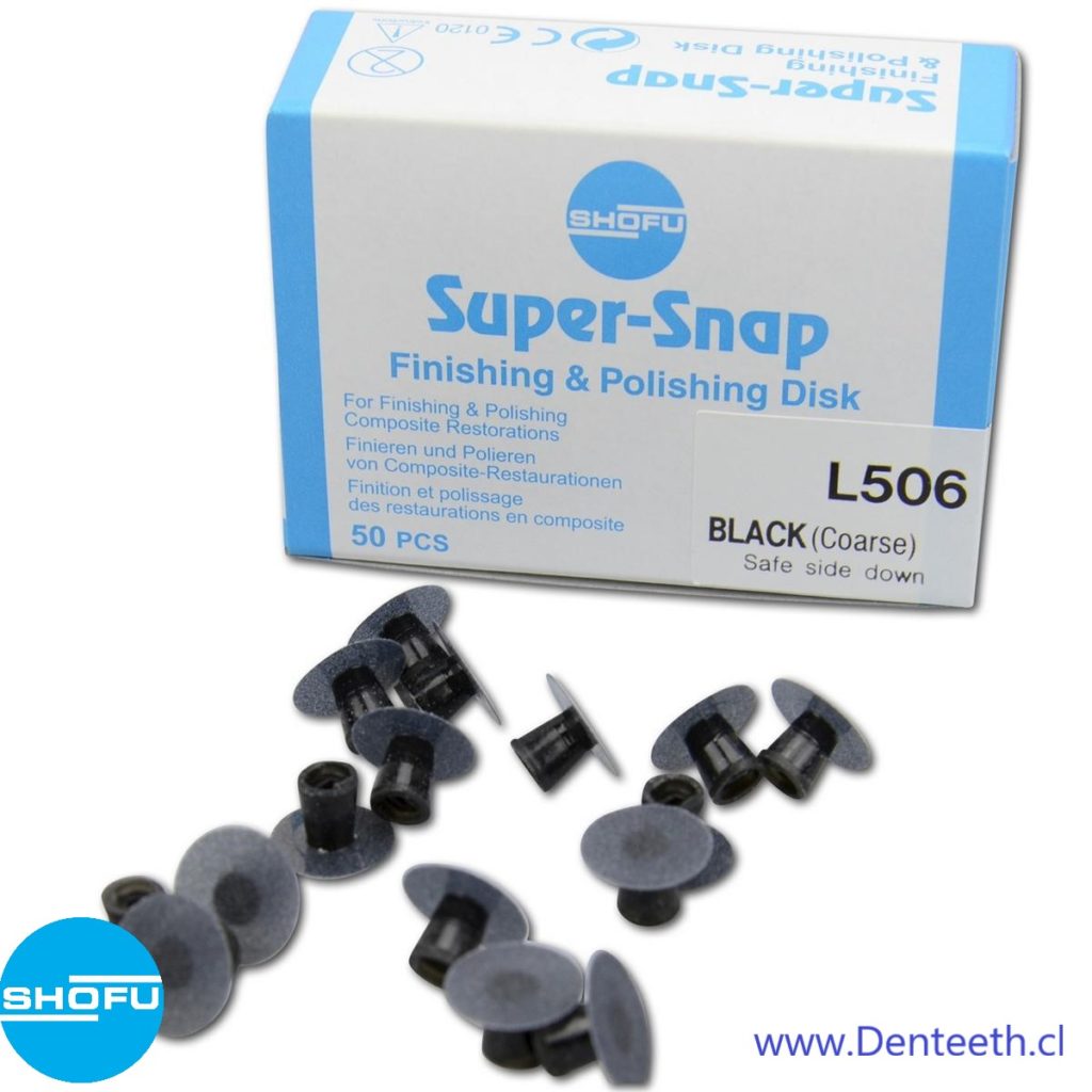 Discos Super Snap Negro (Grano Grueso) – Denteeth