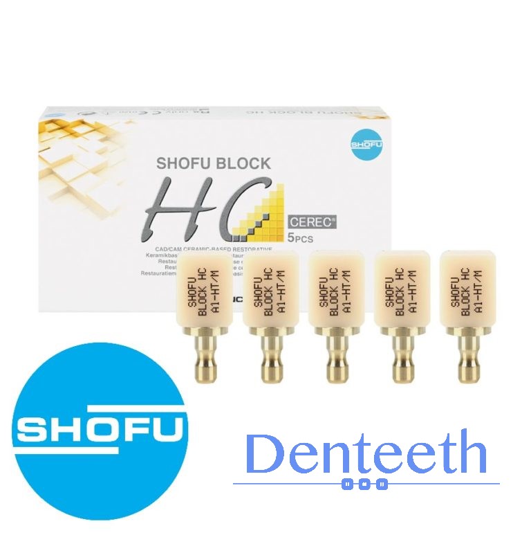 Cubos Cad Cam De Resina 5 Und Block HC Shofu T14 – Denteeth