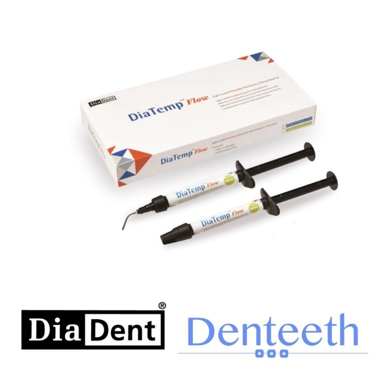 Resina Temporal Fluida Diatemp Flow Set de 5 Jeringas – Denteeth